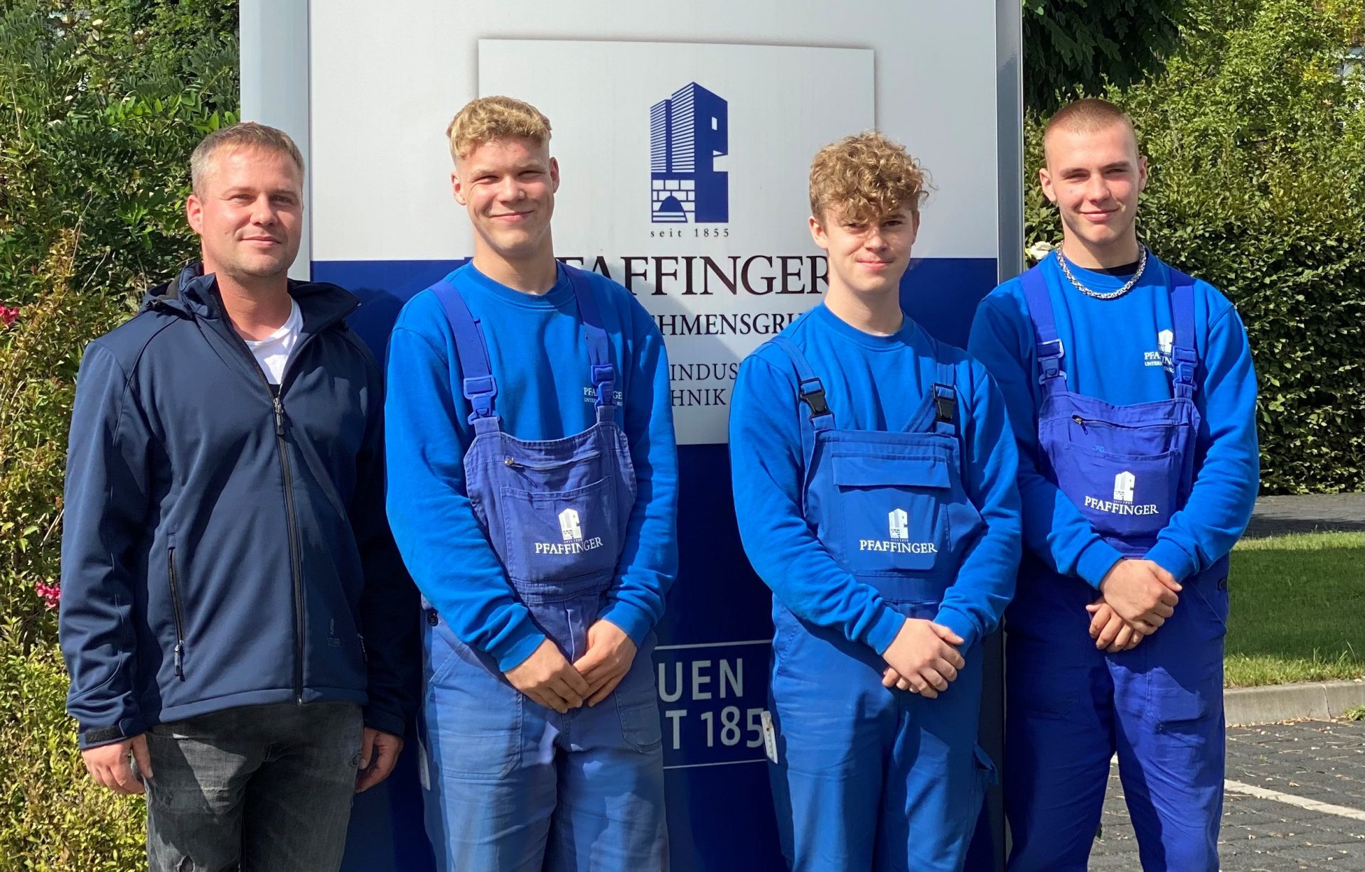 Start Ausbildungsjahr 2022/2023 - Ausbildung bei Pfaffinger
